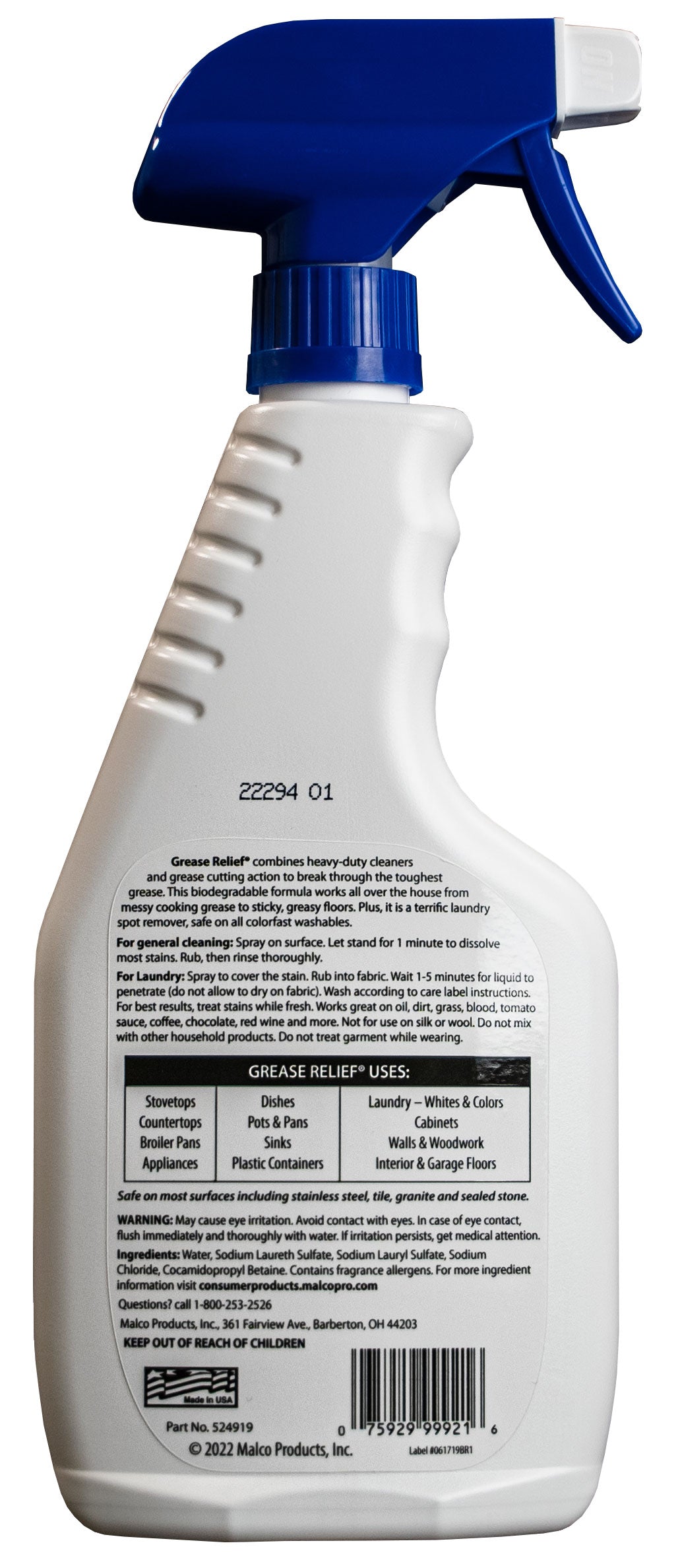 Grease Relief® Degreaser and Laundry Stain Remover Grease relief ...